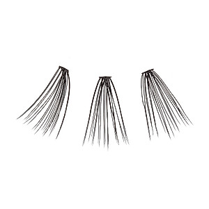 i-ENVY 20D Extension Cluster Individual Lashes (Long, 2 PACK) Flat Root Seamless Application Perfect For DIY Lash Extension