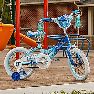 Huffy 16" Disney Frozen Elsa Girls Bike, Deep Blue