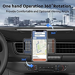 Magnetic Wireless Car Charger, Compatible Magnetic car Mount Charger, Air Vent Phone Holder for iPhone 14/13/13 Pro/13 Pro Max/13 Mini/12/12 Pro/12 Pro Max/12 Mini (Black)