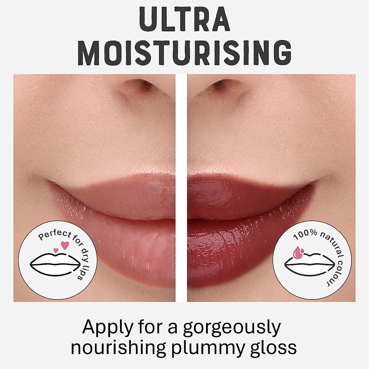 Dr. Lipp Superfood Lip Tint Elderberry 8ml – 4-in-ONE Ultra Moisturising Tinted Lip Balm, Lip Gloss, Cheek Blush & Glossy Eyeshadow – 100% Natural – Fragrance & Cruelty Free