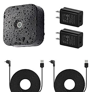 ALERTCAM 2Pack Power Adapter with 30 ft/9 m Weatherproof Cable for Blink XT / XT2 & Blink Outdoor(3rd Gen) Camera, Continuously Charging Your Blink Camera, No More Battery Changes