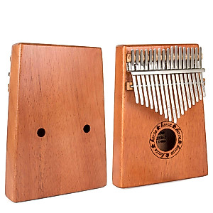 Kalimba Thumb Piano, Horse Finger Piano 17 Keys Start Kits Musical Instrument Gift for Kids Adult (17 Keys Kalimba)