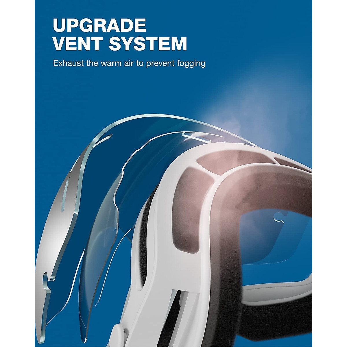 ZIONOR X Ski Snowboard Snow Goggles OTG Design for Men Women Adult with Spherical Detachable Lens UV Protection Anti-fog (VLT 9% White Frame Revo Silver Lens)