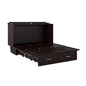 AFI Monroe Murphy Bed Chest with Charging Station, Queen, Espresso