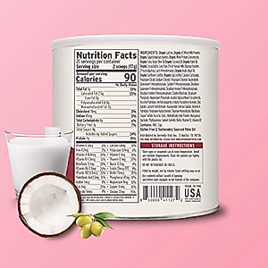 Serenity Kids Toddler Formula Powder Drink Made with Grass Fed Organic A2 Whole Milk | Easy to Digest, Clean Ingredients | Clean Label Project Purity Award Certified | 12.7 oz Can | 1 Count