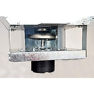 ForEverlast Galvanized Steel ATV Spreader Hitch Mount, Truck Deer Feeder, UTV Feeder & Tailgate Feeder | Great as a Corn Spreader for Wildlife and Hunting, 50 LBS