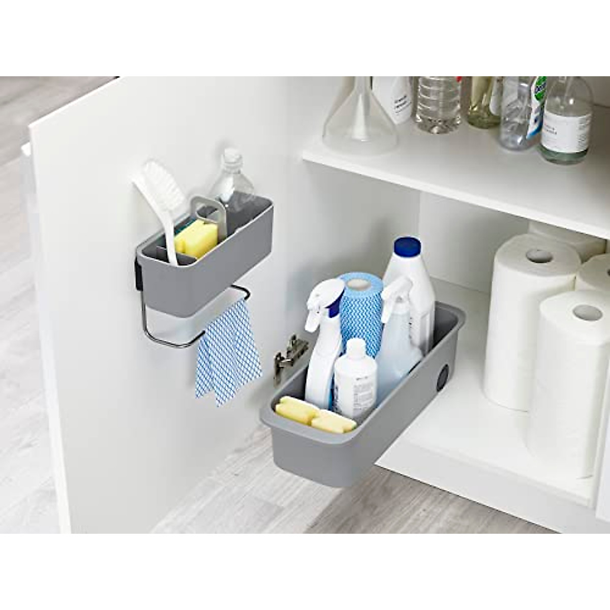 Joseph Joseph DoorStore in-Cupboard Sink Tidy, 1 EA, Grey