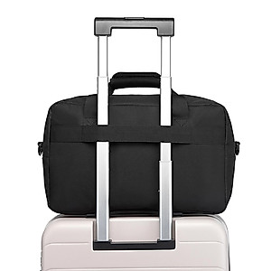 Kono Travel Duffel Bag 20L Under Seat Carry-on Bag Sports Tote Gym Bag Weekender Overnight Bags 15.75"x9.84"x7.87" Black