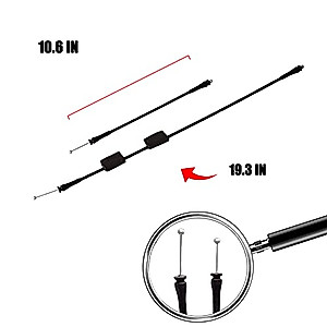 Unikpas Door Latch Cable Compatible for Ford E150 E250 E350 E450 E550 Van 1992-2014 Rear Right Cargo door Rear Right Side Replace Cable 8C2Z15431A02C 924-351