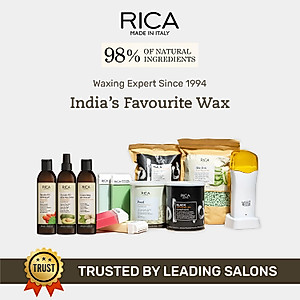 Rica Wax White Chocolate Roll-On Wax Kit (Set of 4 Refill Wax) 100 ML - Made in Italy