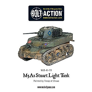 M5A1 Stuart - WWII Allied Light Tank - Bolt Action