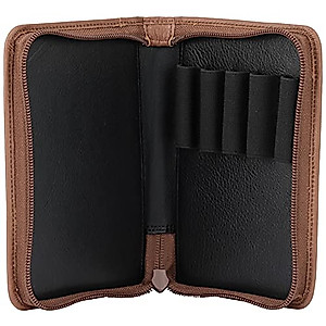 Sailor 79-1500-280 Fountain Pen Pen Pen Case, Collection Case for 5, Brown