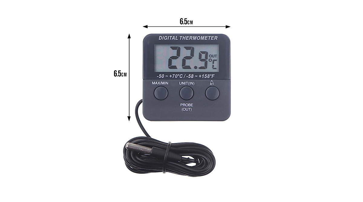 Digital Fridge Freezer Thermometer - Alert & Accuracy