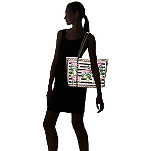 Betsey Johnson Amazing Tote Bag, Black/White