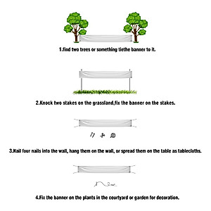 DOTOOMA 118 x 20 In Black White Spot Cow Banner Yard Sign Polyester Western Cowboy Cowgirl Farm Theme Birthday Party Decorations Supplies Baby Shower Indoor Outdoor