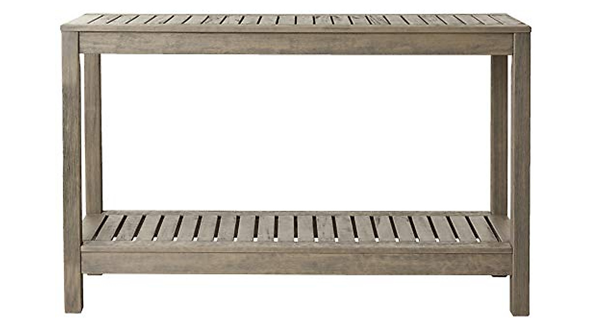 Cambridge Casual West Lake Outdoor Console Table - Weathered Gray
