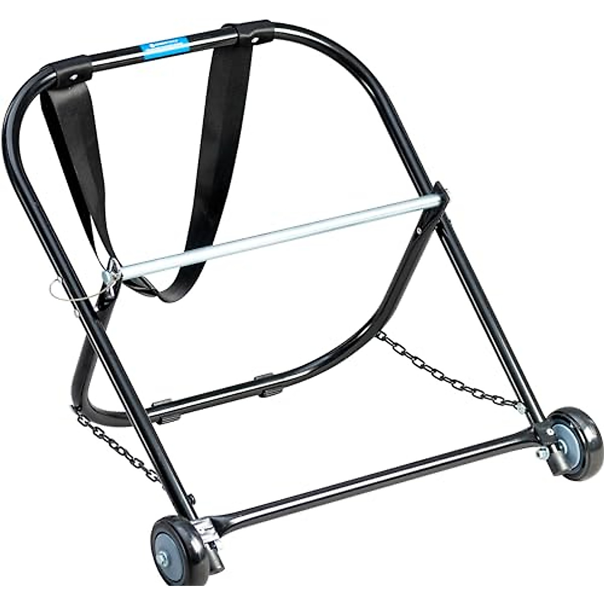 Jonard Tools CC-2721WS High Durability Steel Cable Caddy with Wheels and Pull Strap, Holds Cable Reels Up to 20” Diameter and 100 lbs Capacity,Black