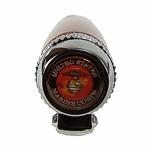 United States Marine Corps Heavy Metal Red Ball Point Pen and Gift Box by TreasureGurus, LLC