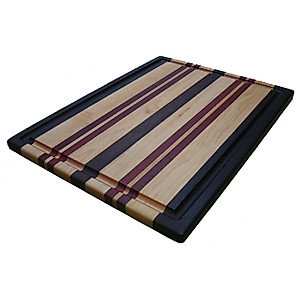 Highlight Series Extra-Large Cutting Board - Walnut, Maple & Padauk