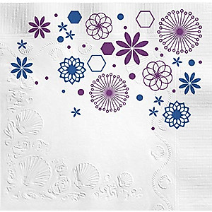 Vanity Fair Design Collection Napkin, 80 count, Printed Napkin