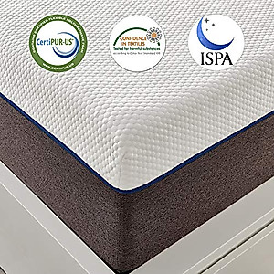 Queen Size Mattress, 12 Inches Gel Memory Foam Bed Mattress in a Box Queen Mattress Supportive & Pressure Relief with Breathable Soft Fabric Cover, Premium Size 80 * 60 * 12