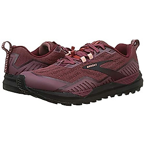 Brooks Women's Cascadia 15 Trail Running Shoe - Nocturne/Zinfandel/Black - 7 Medium