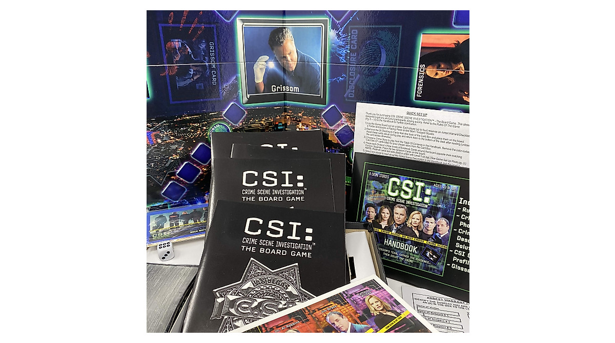 Solve Crimes with CSI: The Board Game - Ages 13+