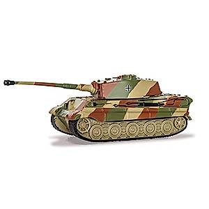 Corgi Diecast World of Tanks King Tiger Tank with in Game Codes Military Fit The Box Scale Model WT91207 Camouflage