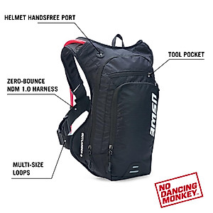 USWE Outlander Hydration Pack, Hydration Backpack with Water Bladder Included - Backpack for Cycling, MTB, Trail Running & More (9L, Yellow)