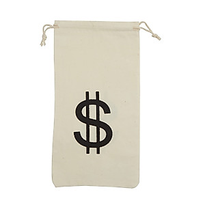 Juvale Drawstring Money Bags for Casino Theme Poker Party Favors (Small, 12 Pack)