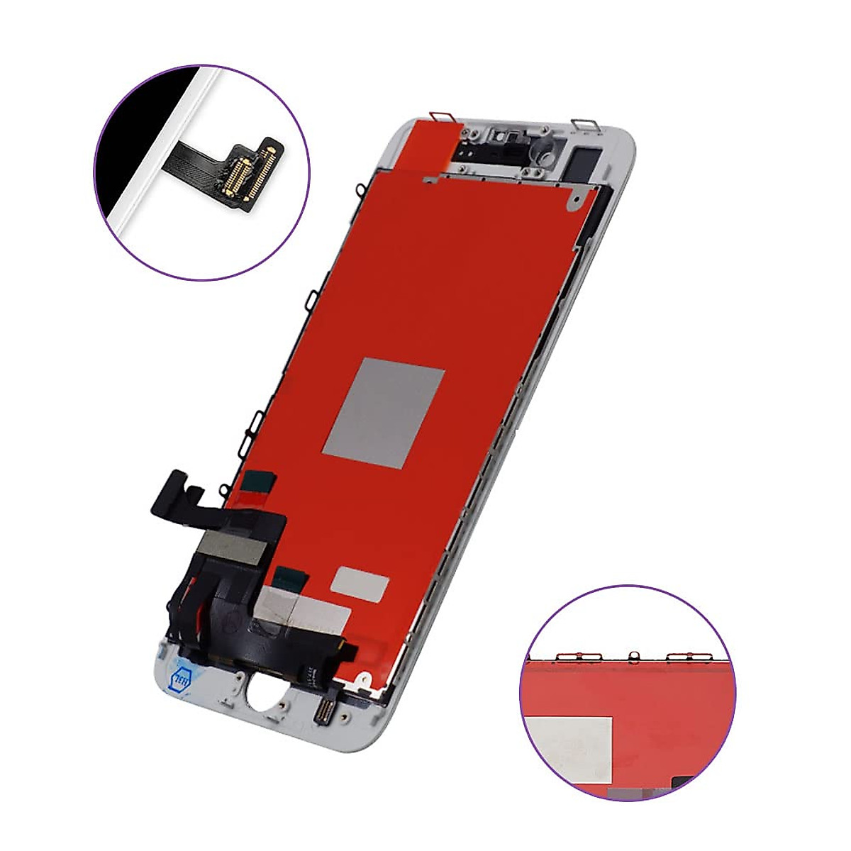 SIMDOG for iPhone 8/ SE 2020 2nd Generation Screen Replacement Black,LCD Touch Digitizer with Repair Tools for A2275, A2298, A2296.with Screen Protector (Black, 8G)…
