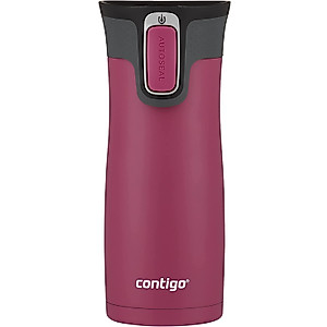 Contigo AUTOSEAL West Loop Vacuum-Insulated Stainless Steel Travel Mug, 16 oz, Dragonfruit