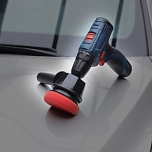 Dual Action Power System Tool, Forced Dual Action Polisher Adapter Detailing Tool with 3Pcs Polishing Pads For Cordless Drill for Car Polishing, Buffing, Waxing and Compounding -DAPSTS3
