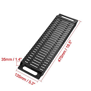 uxcell PCB Tray ESD Shelf Storage Turnover Rack, Straight-Type, 25 Slot
