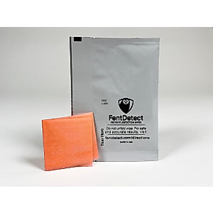 FentDetect Fentanyl Detection Wipes for Drug Testing, Microfiber, Pack of 4