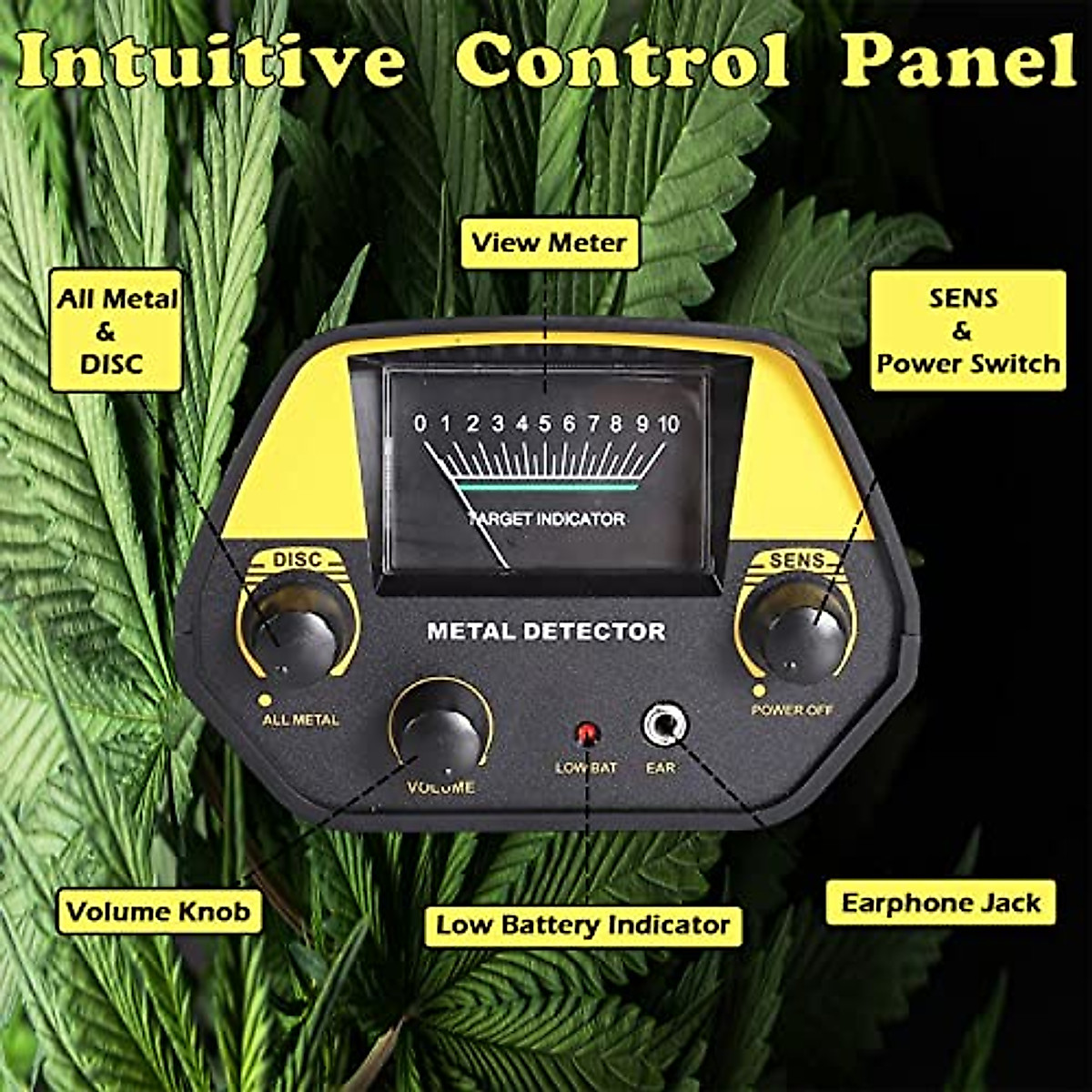 TECLUNG Metal Detector for Adults & Kids, High Accuracy Gold Detectors, Lightweight Metal Detectors, [All Metal & DISC Mode], 8" Waterproof Search Coil for Detecting Gold, Coin, Treasure Hunting