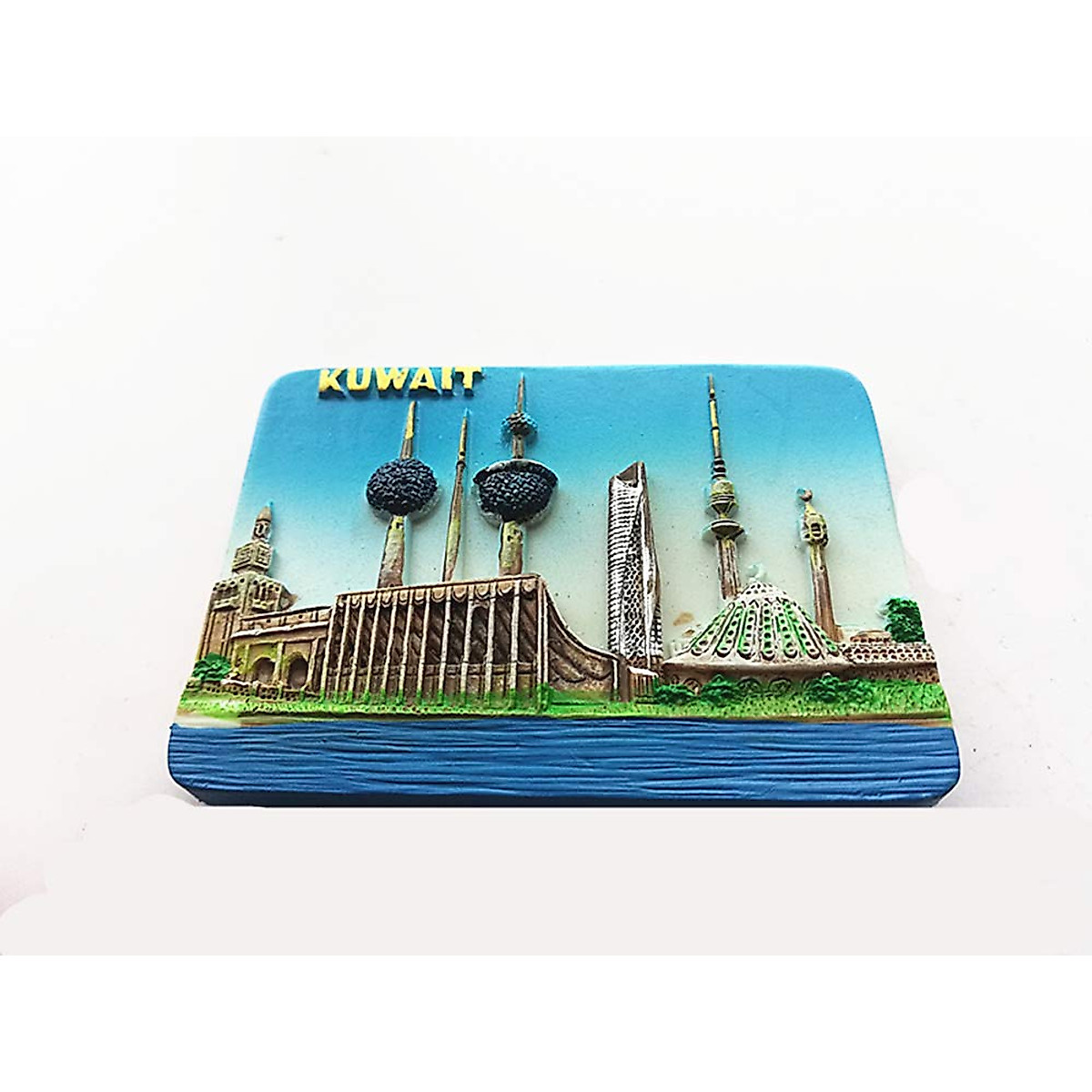 3D Grand Mosque of Kuwait Souvenir Fridge Magnet,Home & Kitchen Decoration Kuwait Refrigerator Magnet