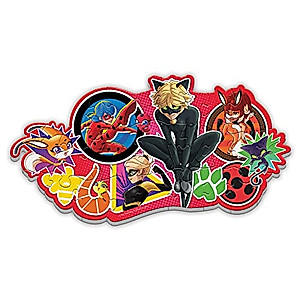 Miraculous Ladybug - Fun Foam Puzzle. Educational Gifts for Boys and Girls. Colorful Pieces Fit Together Perfectly. Great Birthday & Preschool Aged Learning Gift for Boys and Girls