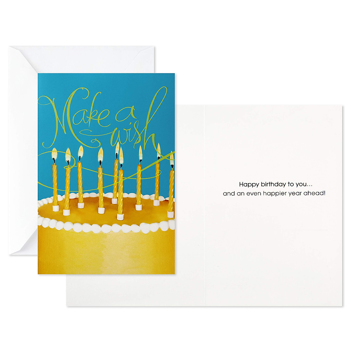 Hallmark Assorted Birthday Cards (Bright Icons, 12 Cards and Envelopes)
