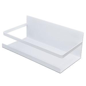 Magnetic Shelves for Refrigerator, Wall Mounted Bathroom Shower Organizer Shelf, Large Load Capacity Shower Shelf, Kitchen Shelf, Bathroom Organizer Without Drilling(Blanco)