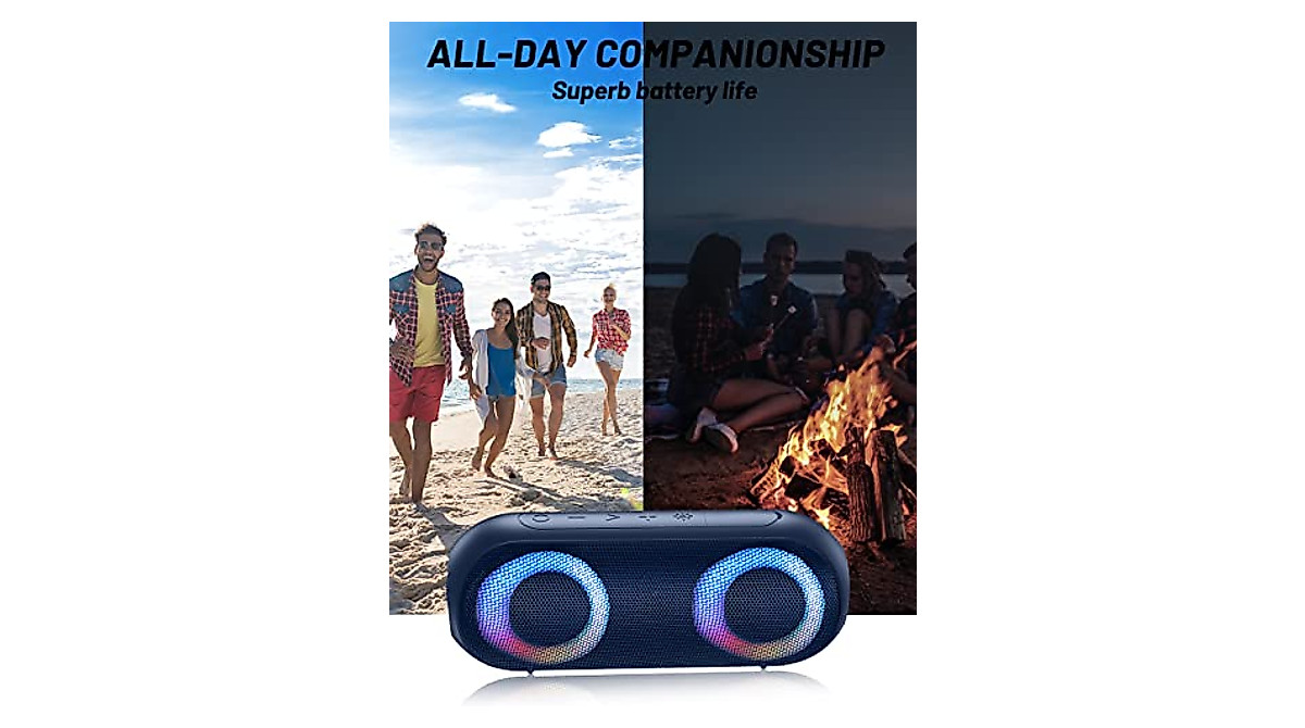 Portable Bluetooth Speaker with 30W Sound & RGB Lights | NOTABRICK