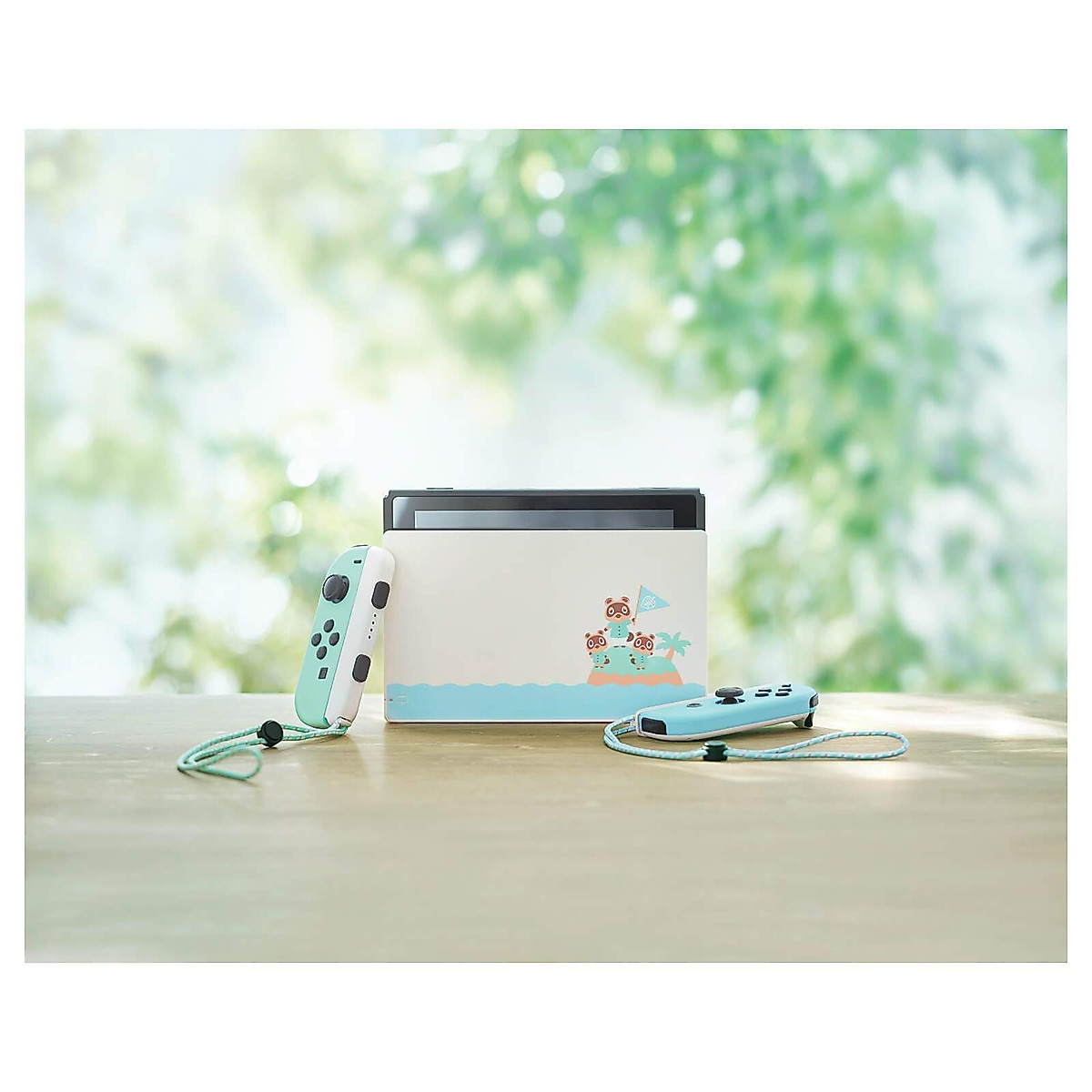 Nintendo Switch Console - Animal Crossing: New Horizons Edition - Pastel Green and Blue Joy-Con (Renewed)
