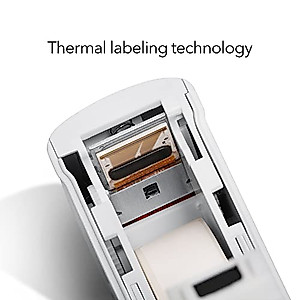 Dartwood Label Maker - Mini Portable Bluetooth Label Printer Machine for Your Home or Office (White)