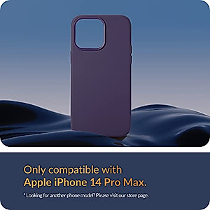 LONLI Classic - (for iPhone 14 Pro Max) - European Nappa Leather Case - Smoothen and Soften Over Time - Compatible with Magsafe - Deep Purple