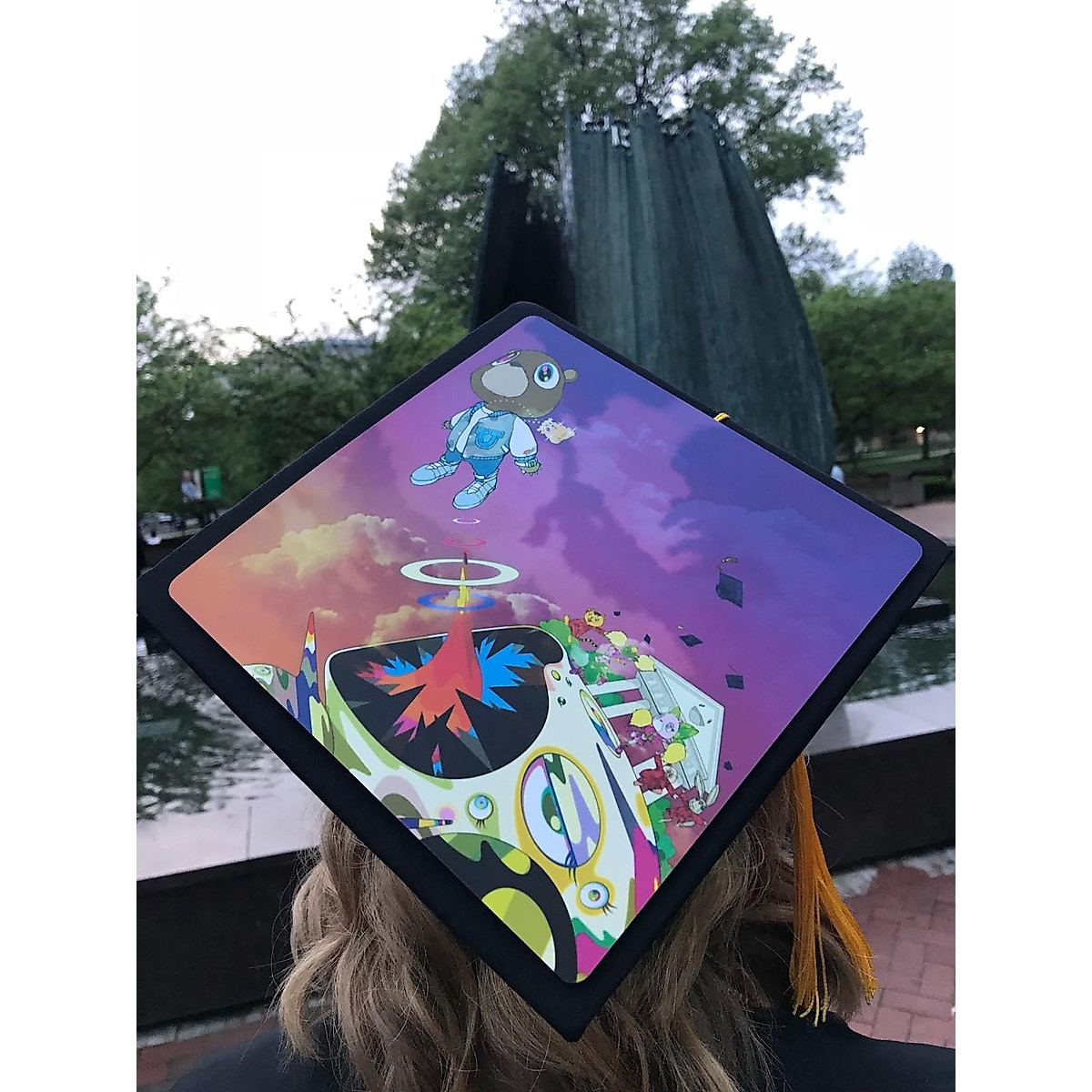 Graduation Album Cover Grad Cap Topper, Grad Cap Decorations or Cap and Gown accessories