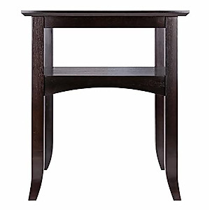 Winsome Camden End Table, Coffee, 17.32x22.44x25.98