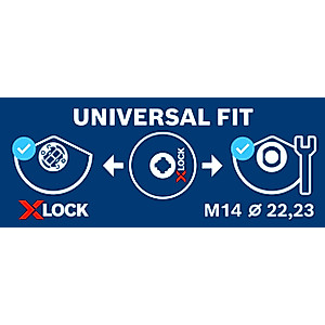 Bosch Professional 2608619259 Cranked Cutting Disc Expert (for Metal, X-Lock, Diameter 125 mm, Bore Diameter 22.23 mm, Thickness 6 mm)