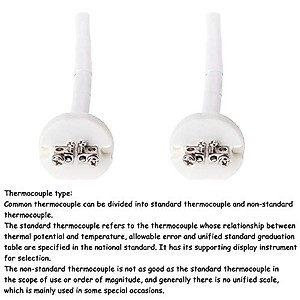 Acxico 1Pcs High Temperature K Type Thermocouple Sensor for Ceramic Kiln Furnace Muffle Furnace Electric Furnace Oven