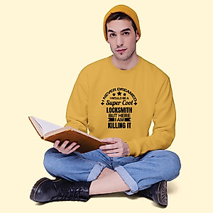 Unique Gift Idea for Locksmiths Showcasing Their Skills Grey and Muticolor Unisex Long Sleeve T Shirt