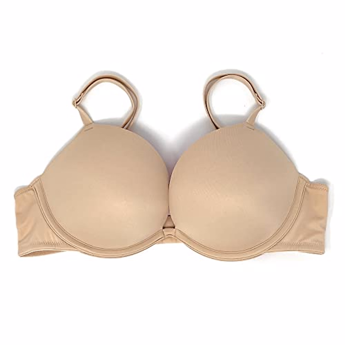 Victoria's Secret Pink Wear Everywhere Super Push-Up Bra 38D Nude Solid